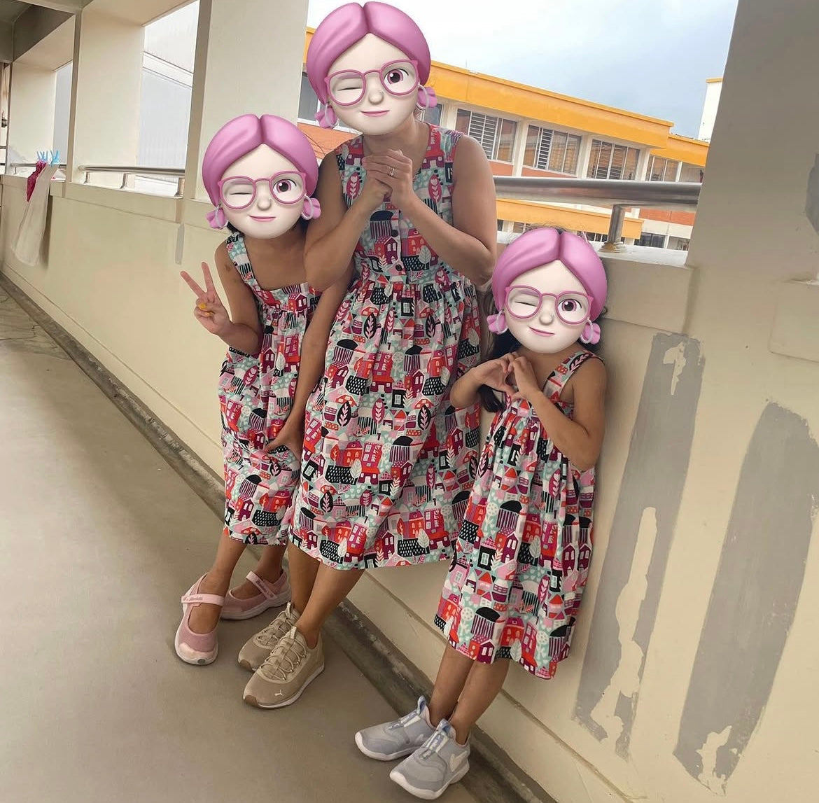 Mother Daughters Twining - Neighbourhood – Lee Ann Textiles SG