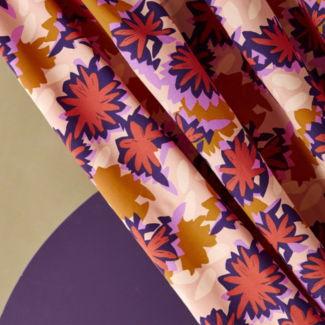 "WATERLILY MAPLE" FABRIC – Lee Ann Textiles SG