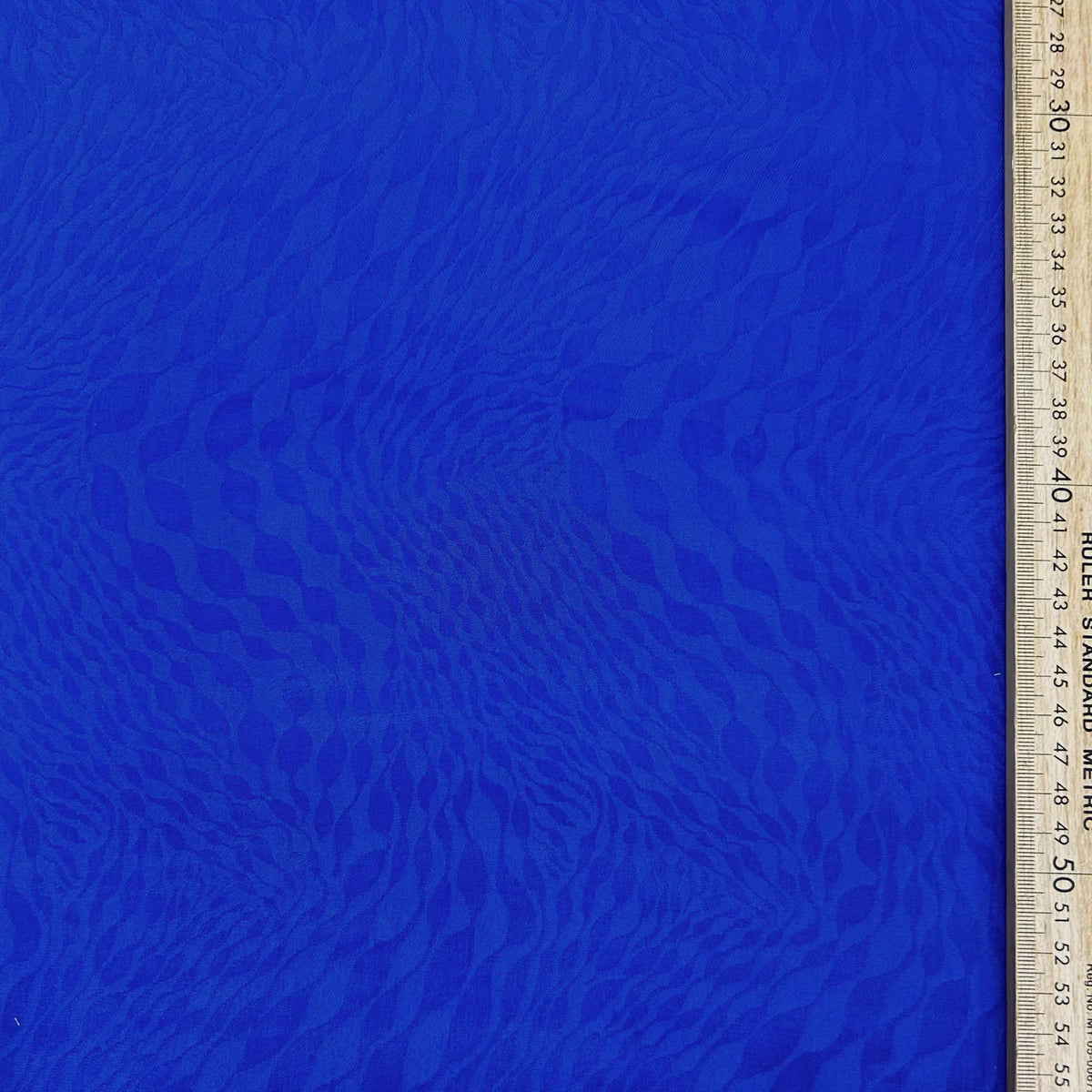 Royal Blue Embossed – Lee Ann Textiles SG