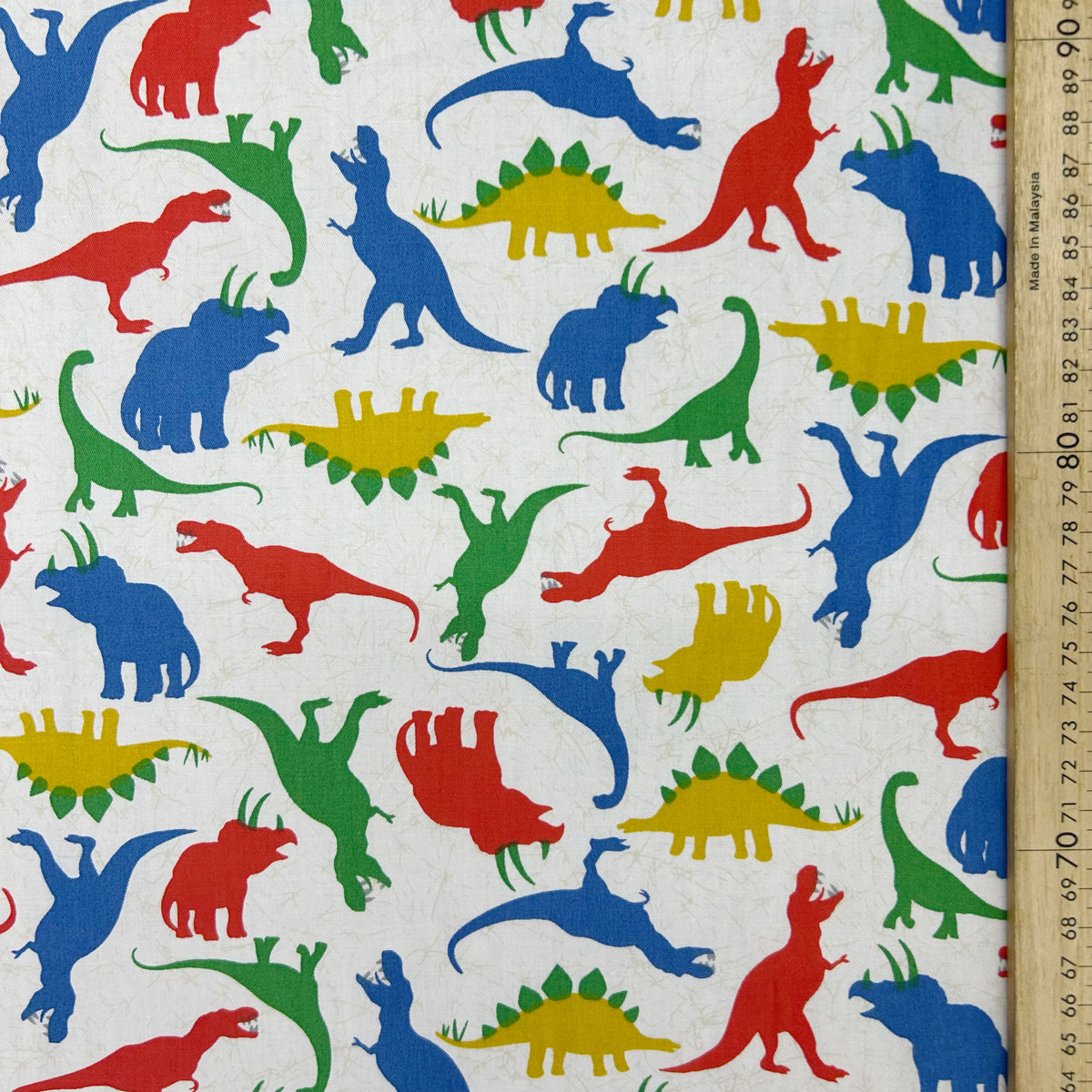 Dinosaurs in barbed wire – Lee Ann Textiles SG