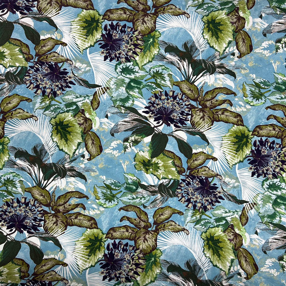 Tropical Ferns Cotton Knit – Lee Ann Textiles SG