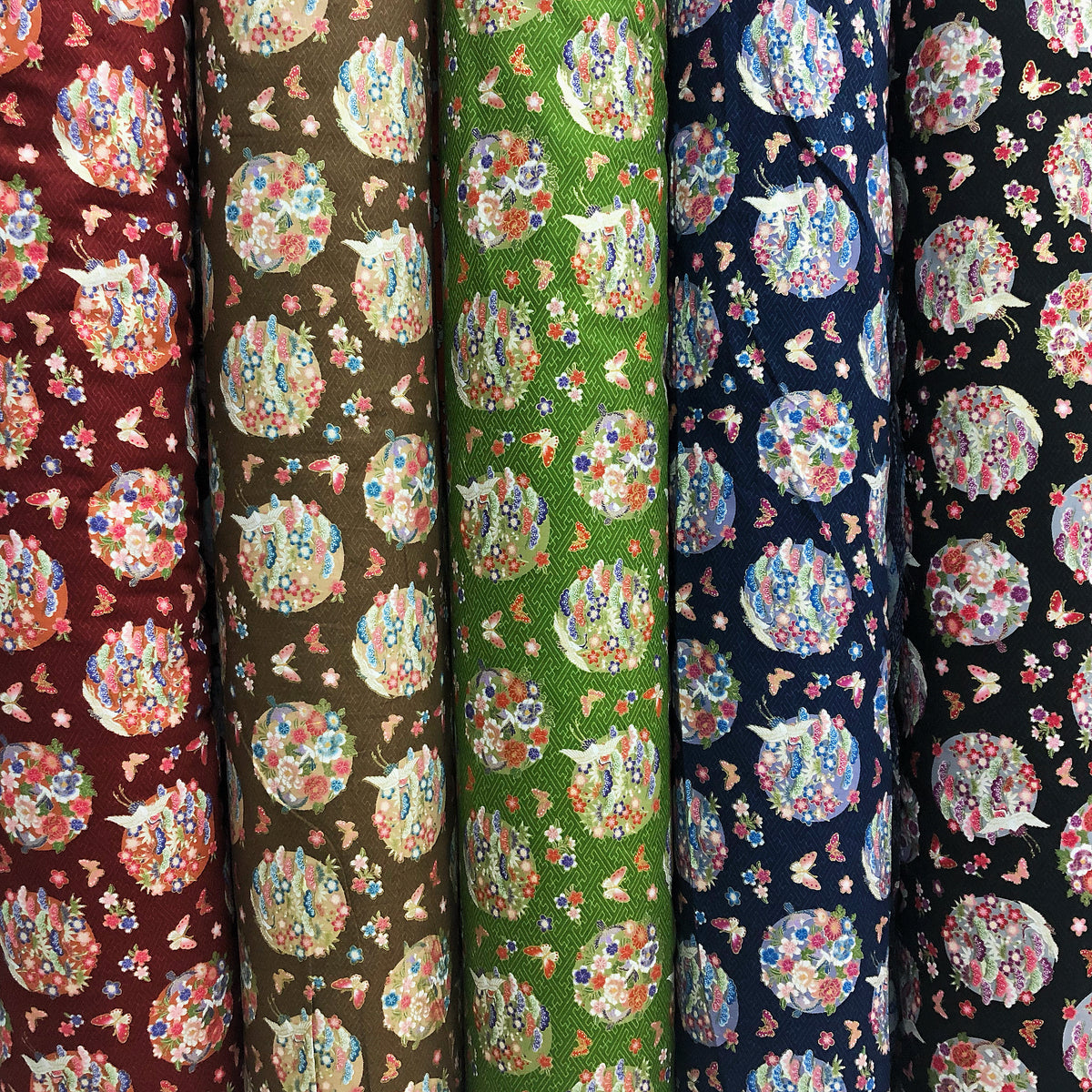 Of Cranes, Butterflies and Flowers – Lee Ann Textiles SG