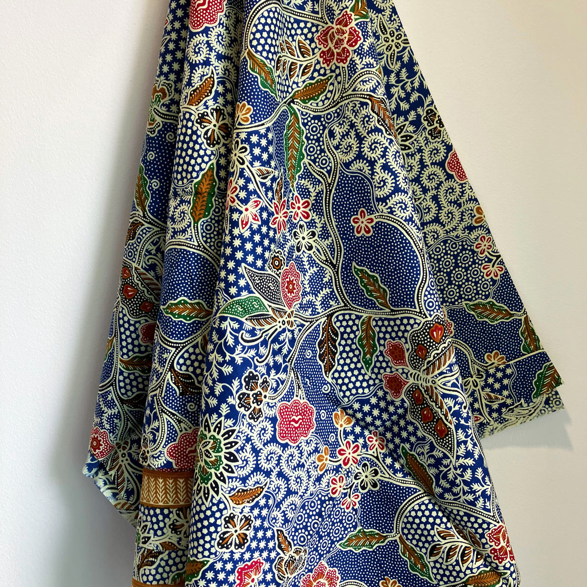 Butterfly Dance Ritual Batik Blue 818 – Lee Ann Textiles SG