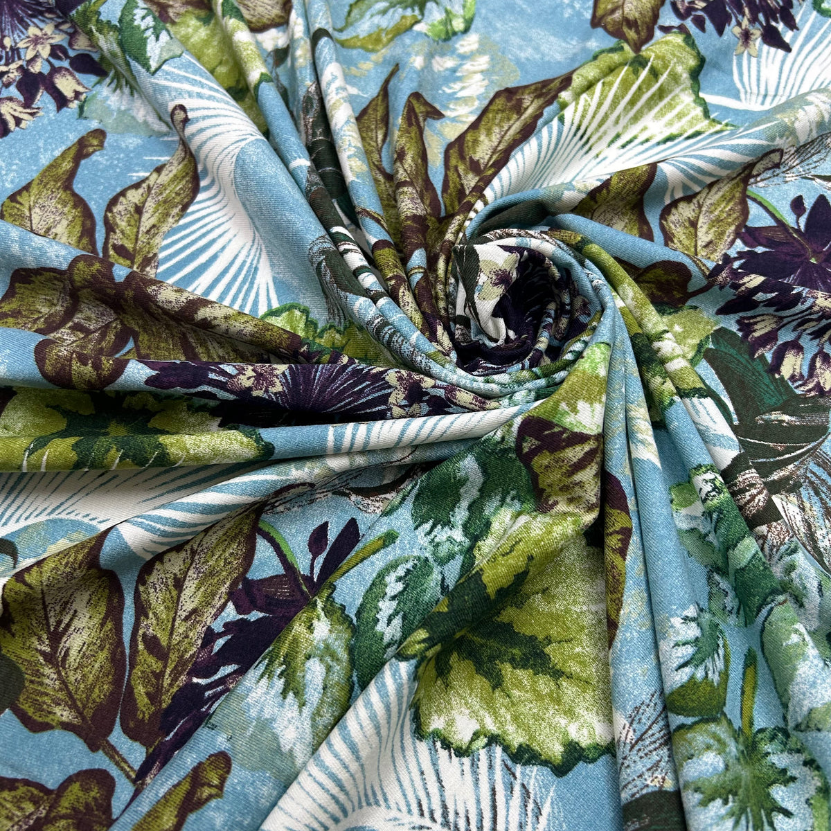 Tropical Ferns Cotton Knit – Lee Ann Textiles SG