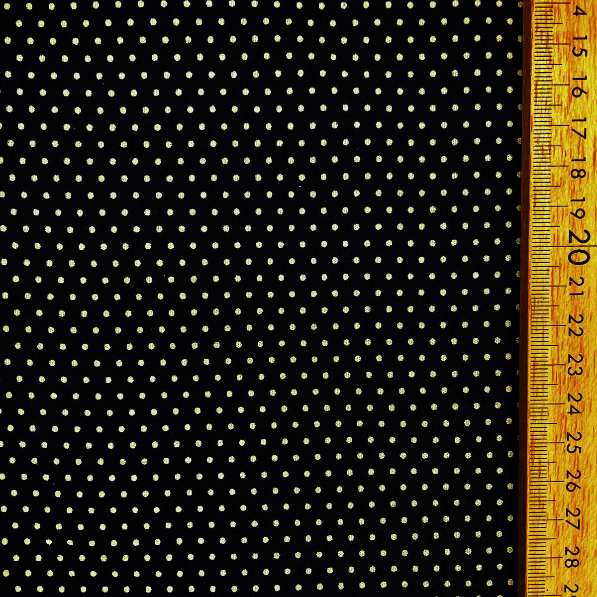 White Mini Dots - Black – Lee Ann Textiles SG
