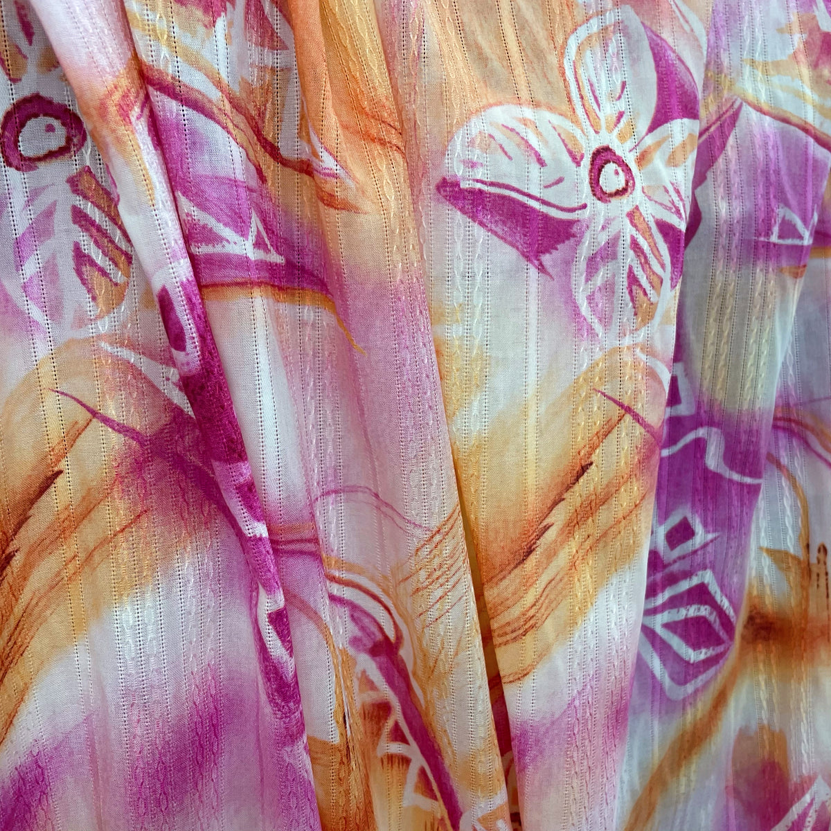 Splashes of Paints with Floral – Lee Ann Textiles SG