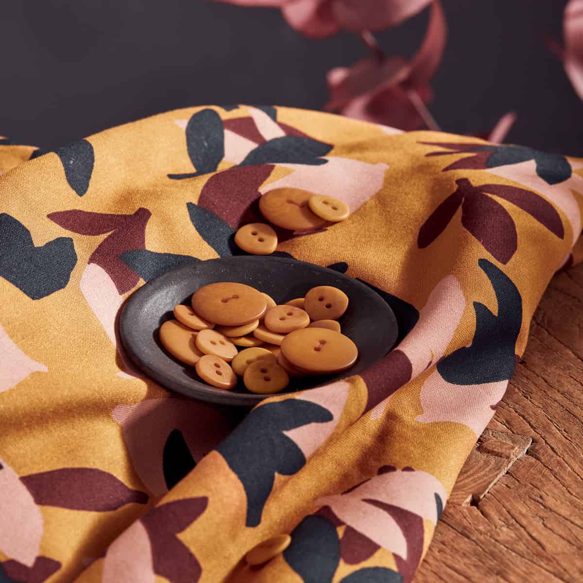 SERAPHINE OCHRE FABRIC – Lee Ann Textiles SG
