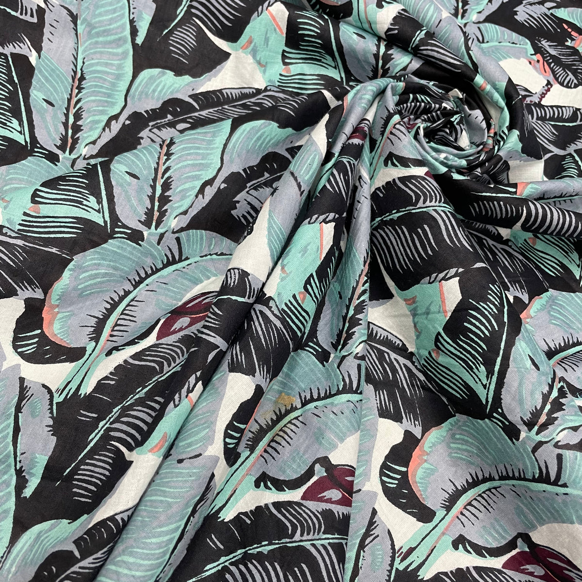 Screen Print Leaves – Lee Ann Textiles SG